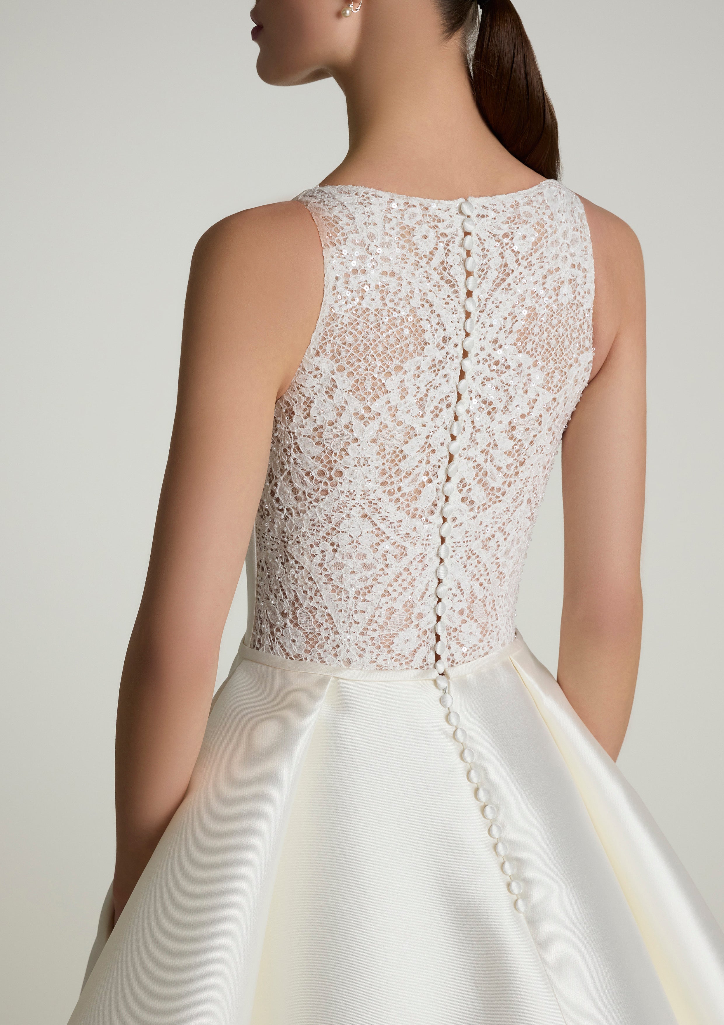 Closed Back Wedding Dresses | Krismil Bridal